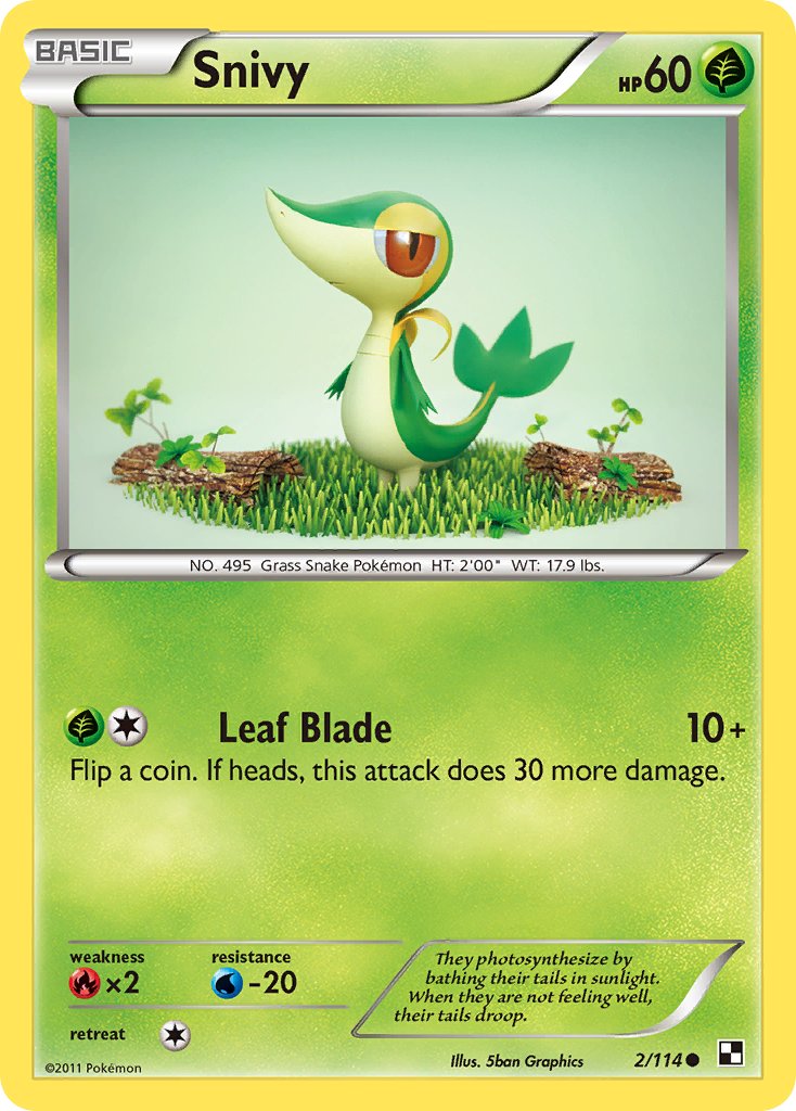 Snivy (Black & White 2) - Bulbapedia, the community-driven Pokémon ...