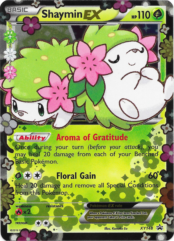 Shaymin-EX (XY Promo 148) - Bulbapedia, the community-driven Pokémon ...