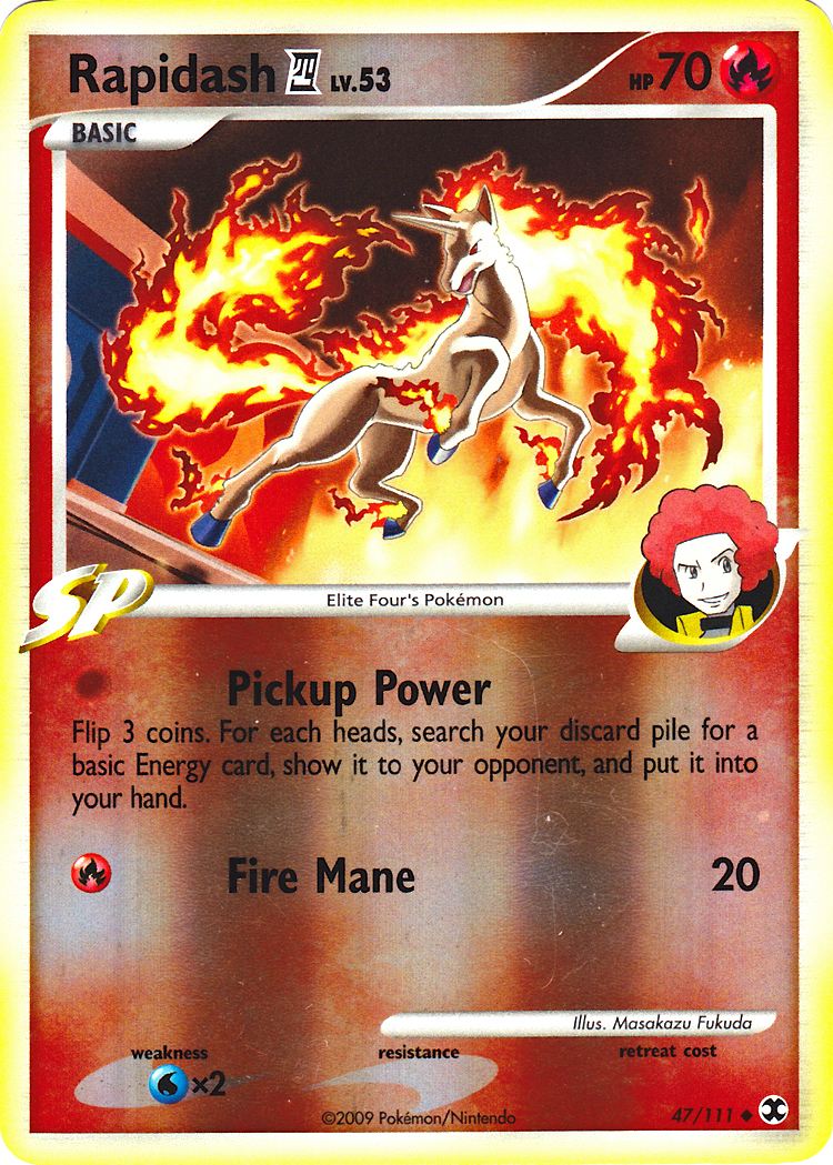 Rapidash 4 (Rising Rivals 47) - Bulbapedia, the community-driven ...